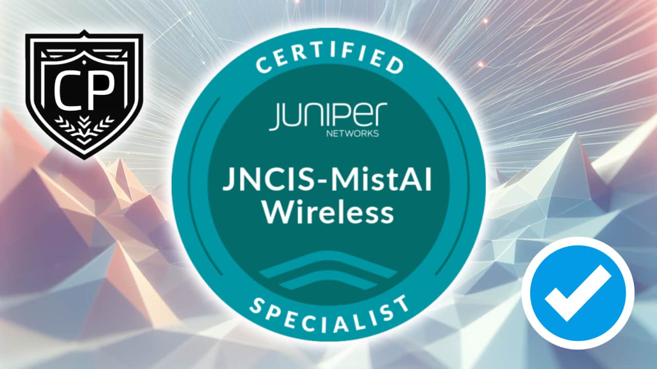 Juniper Networks Mist AI Wireless Specialist JNCIS-MistAI-Wireless ...