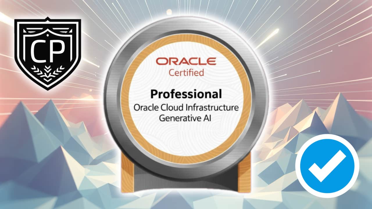 Oracle Cloud Infrastructure Generative AI Professional Quick Facts (2025)