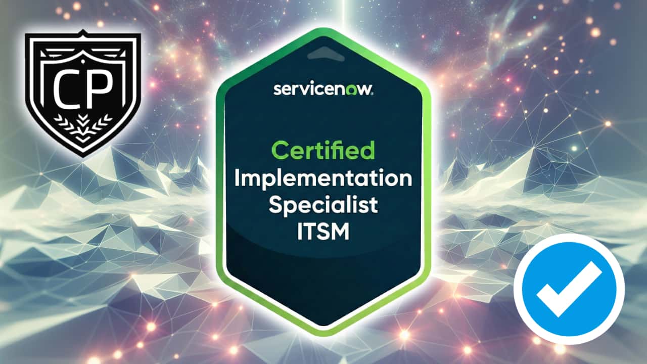 ServiceNow Certified Implementation Specialist IT Service Management ...